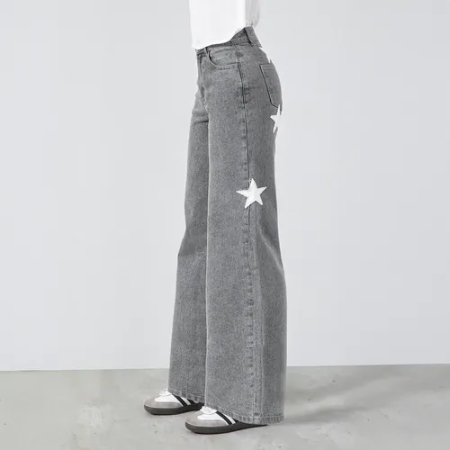 Pantalón Multi Estrellas Gris Mujer Raindoor | Cuotas sin interés