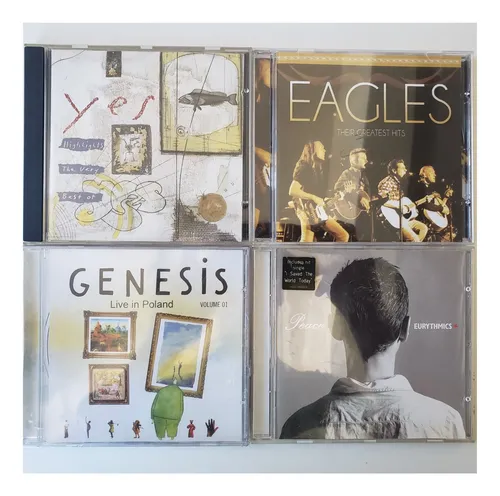 Lote Cd's Yes, Genesis, Eagles E Eurythmics (rock) | Frete grátis Lote Cd's Yes, Genesis, Eagles E Eurythmics (rock) | Frete grátis
