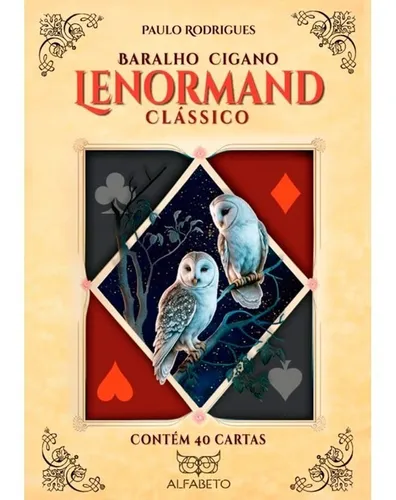 Paulo Rodrigues Baralho Cigano Lenormand Classico 40 Cartas Nova Edição De Paulo Rodrigues