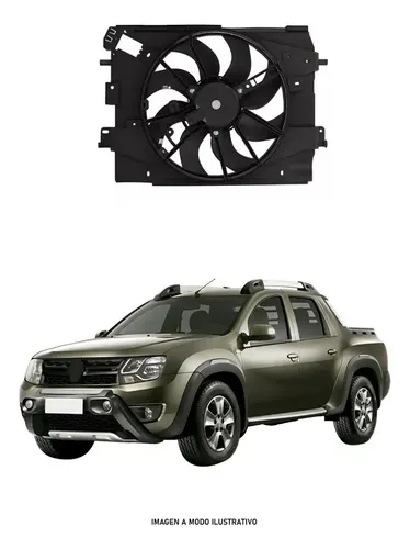 Electroventilador Renault Duster Oroch 1 6 2017 2018 2019 Envío Gratis