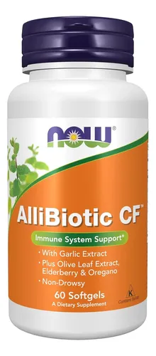 Suplemento Now Foods Allibiotic Cf 60 Cápsulas Gelatinosas | MercadoLivre