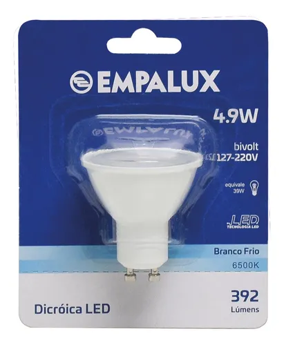 Lâmpada Led Dicróica 4 9w Bivolt Gu10 Luz Branca Empalux Mercadolivre