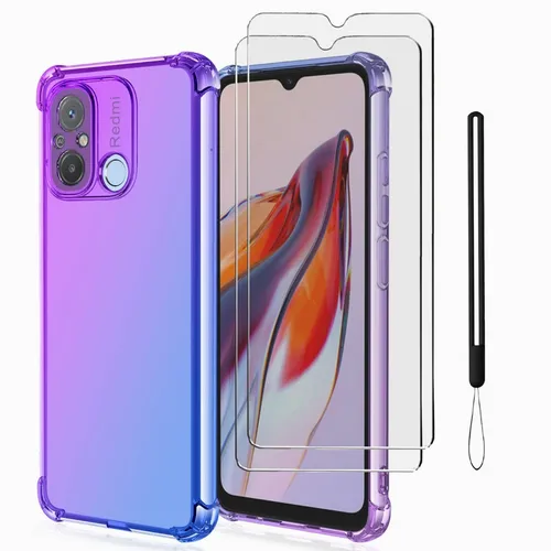 Funda Para Xiaomi Redmi 12c Uso Rudo 2 Micas Correas Meses Sin