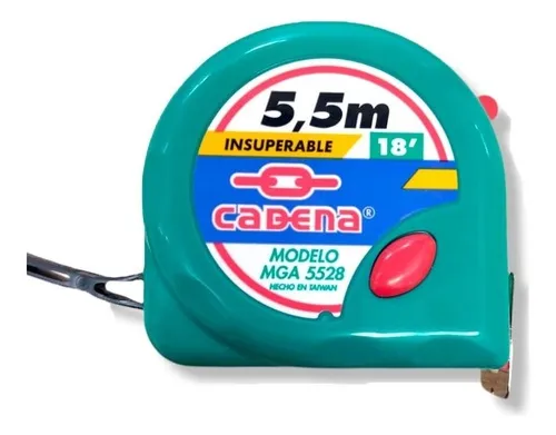 Flexometro 5.5mt X 28mm Doble Vista Cadena Mga5528 | MercadoLibre