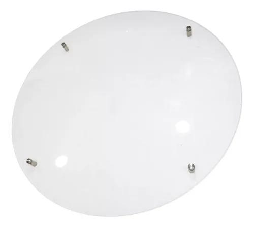 Circulo Acrílico Transparente 80 Cm Grosor 3 Mm Con Chapeton | Envío gratis