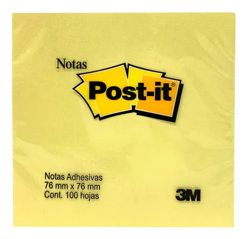 Post It Notas Adhesivas Amarillas Original