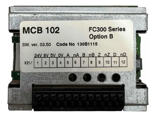 Placa Encoder Danfoss Mcb102 (130b1115) | Parcelamento sem juros Placa Encoder Danfoss Mcb102 (130b1115) | Parcelamento sem juros