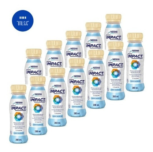 Impact Baunilha - Kit C/12 Frascos 200ml - Nestlé (baunilha) | Frete grátis Impact Baunilha - Kit C/12 Frascos 200ml - Nestlé (baunilha) | Frete grátis