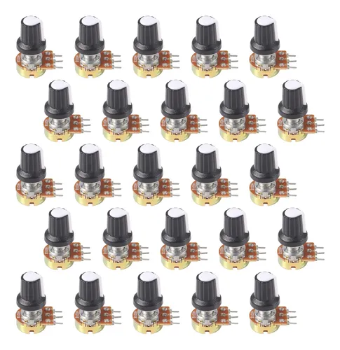 Aitiao 25 Juegos De Potenciometro B100k Ohmios Kit De Potenc | Envío gratis Aitiao 25 Juegos De Potenciometro B100k Ohmios Kit De Potenc | Envío gratis