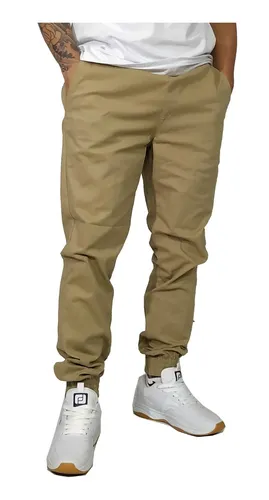 Calça Jogger Sarja Joker Jok-026 Caqui Punho Na Barra Top | MercadoLivre Calça Jogger Sarja Joker Jok-026 Caqui Punho Na Barra Top | MercadoLivre