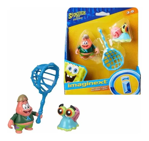 Bob Esponja Imaginext Patricio And Gary Pack Figuras Envio Envío Gratis