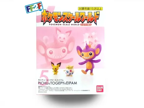 Pichu, Togepi & Aipom Pokemon Scale World Johto Pichu, Togepi & Aipom Pokemon Scale World Johto