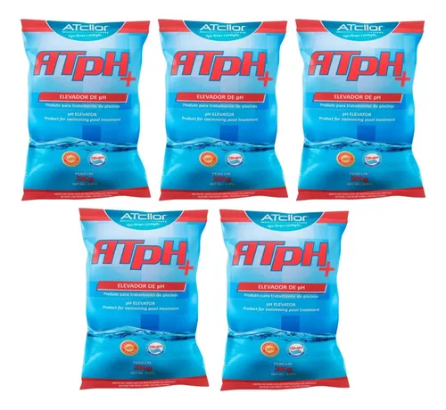 Kit 5 Barrilha Leve Piscina Elevador Ph Limpeza Atcllor 2kg ... Kit 5 Barrilha Leve Piscina Elevador Ph Limpeza Atcllor 2kg ...