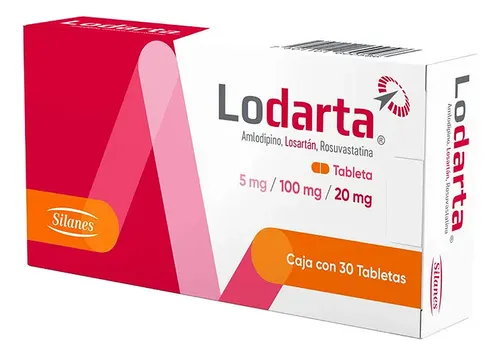 Lodarta Tableta 5 Mg/100 Mg/20 Mg, 30 Tabletas | Envío gratis