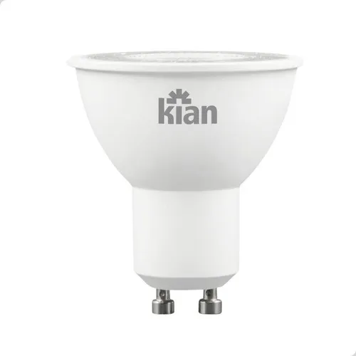 Kit 5 Lâmpada Led Dicroica Mr16 6 5w 6500k Branco Frio Gu10