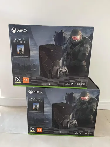 Microsoft Xbox Series X 1tb Halo Infinite Versão Us Cinza ...