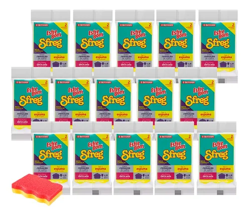 Esponja Esfre Bom Bettanin Sfreg Dupla Face - 15 Pac | Parcelamento sem ... Esponja Esfre Bom Bettanin Sfreg Dupla Face - 15 Pac | Parcelamento sem ...