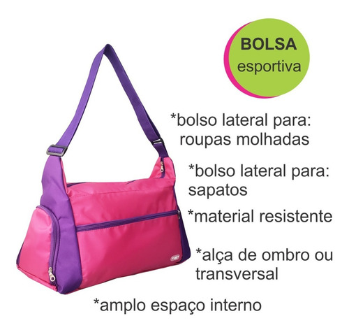 Bolsa Feminina Fitness Academia Musculação Porta Tênis | Parcelamento ... Bolsa Feminina Fitness Academia Musculação Porta Tênis | Parcelamento ...