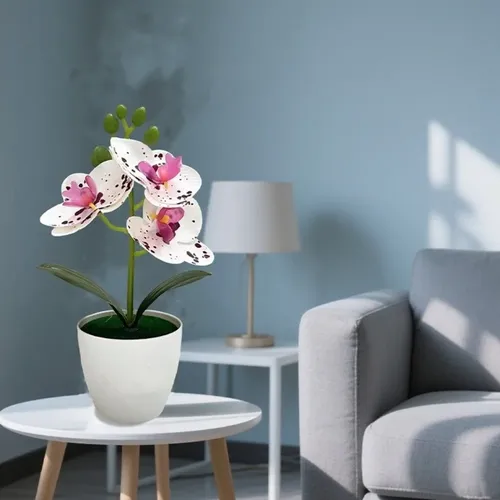 Orquídea Mariposa Artificial Con Múltiples Flores | MercadoLibre