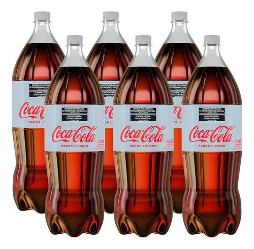 Gaseosa Coca-cola Sabor Light Botella 2,25l X6 Gaseosa Coca-cola Sabor Light Botella 2,25l X6