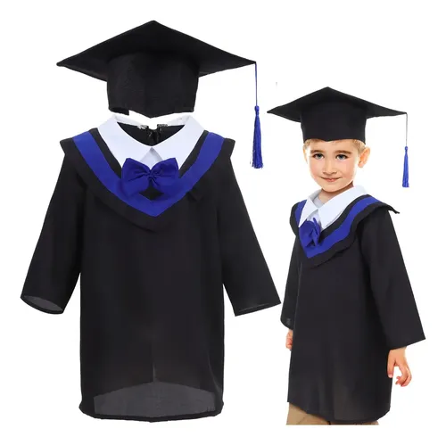 Juego Toga Infantil Graduación + Borla Gorra Para Niños | Meses sin interés