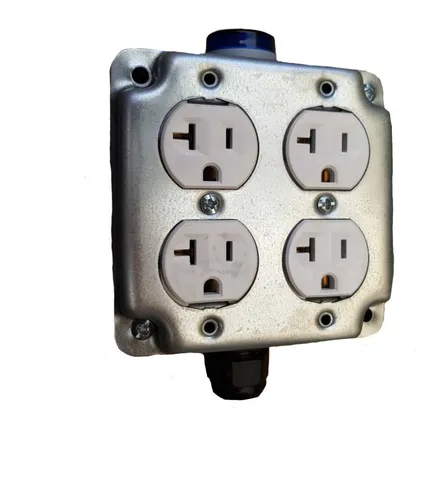 Multicontacto Uso Rudo 4 Contactos De 20 Amperes + Ind Volts | Meses ...