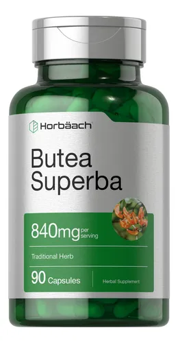 Suplemento Horbäach Butea Superba Root 840mg 90 Cápsulas | Frete grátis