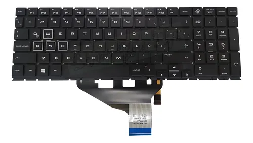 Teclado Original Hp Omen 15 Dc1003la Parte L32775 161 Rgb Envío Gratis