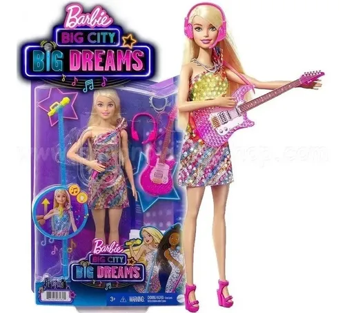 Barbie Big City Big Dreams Cantante Barbie Malibu Roberts Cuotas Sin