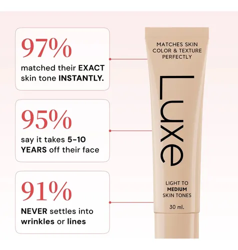 Luxe Research - Base De Maquillaje Que Cambia De Color For | MercadoLibre