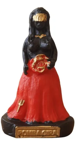Pomba Gira Imagem Em Resina Orixá Umbanda E Candomblé 10 Cm à Venda Em
