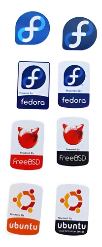Adesivos: Linux, Ubuntu, Fedora, Freebsd, Mint | MercadoLivre