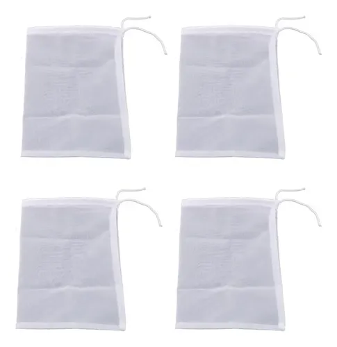 4 Pieces Of Reusable Nylon Sieve Filter Bag 15x20cm | MercadoLivre