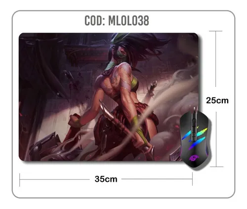 Mouse Pad Gamer G 25x35 League Of Legends Akali Mod: Mlol038 | MercadoLivre Mouse Pad Gamer G 25x35 League Of Legends Akali Mod: Mlol038 | MercadoLivre