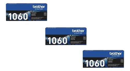 Kit Com 3 Toner Brother Tn 1060 Tinta Preto | Parcelamento sem juros