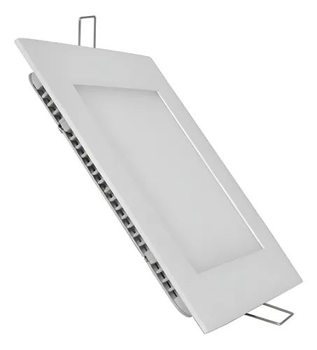 Luminaria De Embutir Cuadrada 12w Luz Calida Blanco Lci Blanco ...