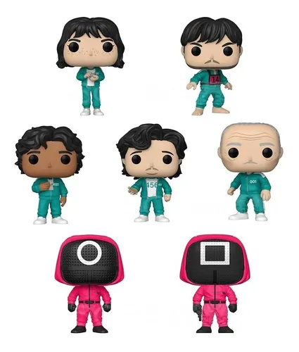 Bonecos Funko Pop Squid Game Round 6 Coleção + Special Edit Bonecos Funko Pop Squid Game Round 6 Coleção + Special Edit