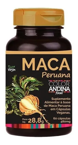 Maca Peruana Amarela Color Andina - 60 Capsulas | Parcelamento sem juros Maca Peruana Amarela Color Andina - 60 Capsulas | Parcelamento sem juros