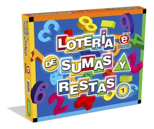 Juego De Mesa: Loteria De Sumas Y Restas | Envío gratis Juego De Mesa: Loteria De Sumas Y Restas | Envío gratis