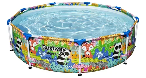 Piscina Estrutural 3.221l Circular Bichinhos Bestway Cor Multicolor ... Piscina Estrutural 3.221l Circular Bichinhos Bestway Cor Multicolor ...