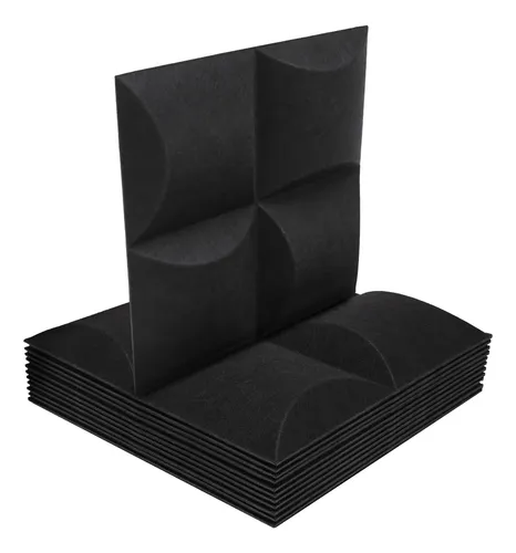 Panel De Absorción Acústica De Forma Única De 12 Piezas 12 Cuotas