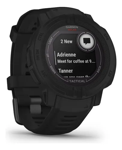 Relógio Preto Garmin Instinct 2 Solar Tactical Edition Mercadolivre