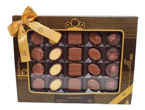 Caixa De Bombons Delicias Gourmet 255g Cacau Show Presente | Frete grátis Caixa De Bombons Delicias Gourmet 255g Cacau Show Presente | Frete grátis