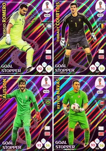 Cards - Copa 2018 - Goal Stopper - Coleção Completa 9 Cards ...