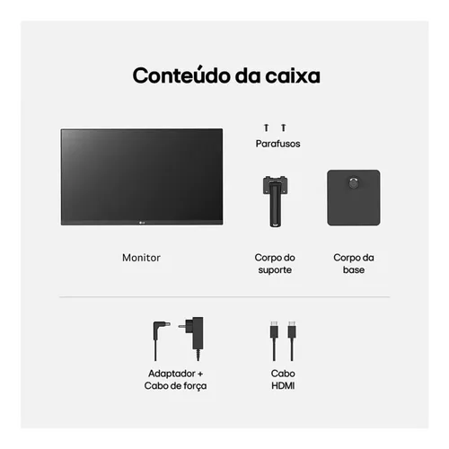 Monitor PC Gamer LG 24” IPS, Full HD, 100Hz, HDMI - 24MS500-B ...