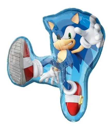 Globos Metalico Figura Grande Jumbo Original Fiesta Sonic | Envío gratis Globos Metalico Figura Grande Jumbo Original Fiesta Sonic | Envío gratis