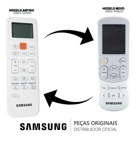 Controle Remoto Ar Samsung Wind Free 9000 12000 18000 24000