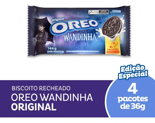 Biscoito Recheado Oreo 144gr Chocolate Baunilha Biscoito Recheado Oreo 144gr Chocolate Baunilha