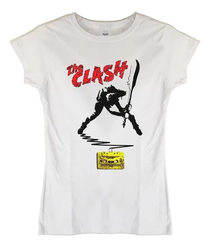 Polera Mujer The Clash Icon Punk Abominatron Cuotas Sin Interés