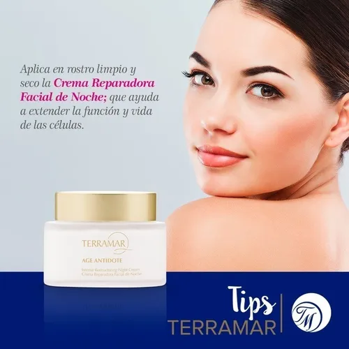 Crema Reparadora Facial Nocturna Terramar Envío Gratis